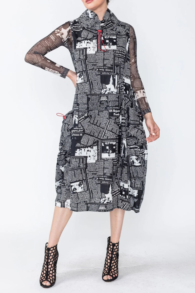 IC COLLECTION Dress- 5611D- BLACK – The Total Look