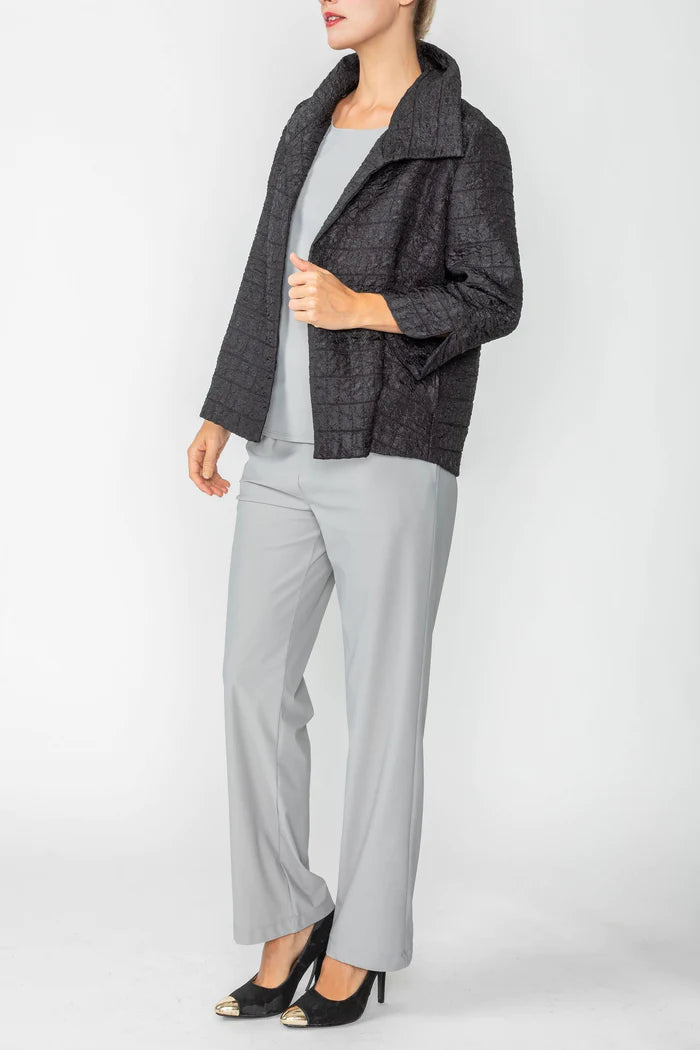 IC COLLECTION Jacket- 6289J- BLACK – The Total Look