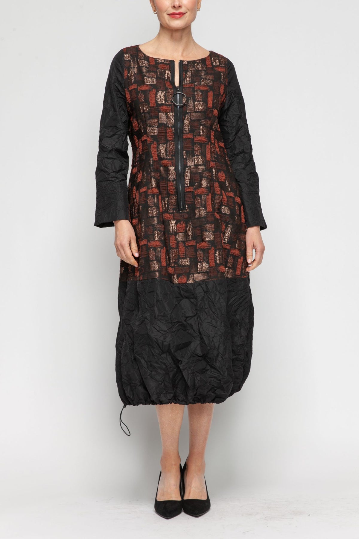 IC COLLECTION Dress - 7358D - RUST – The Total Look