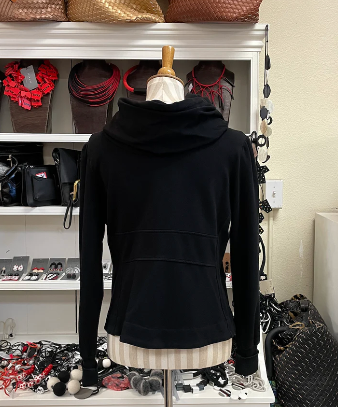 Color Me Cotton CMC Alana Hoodie Jacket - AZURE - SFT-3261 – The Total Look