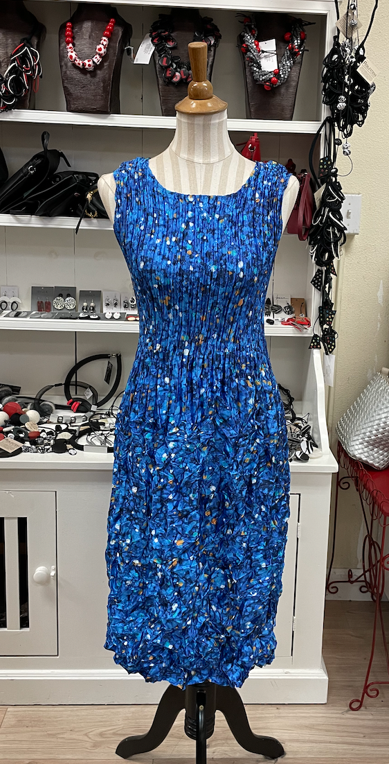 Alquema Smash Pocket Dress - BLUE GALAXY – The Total Look