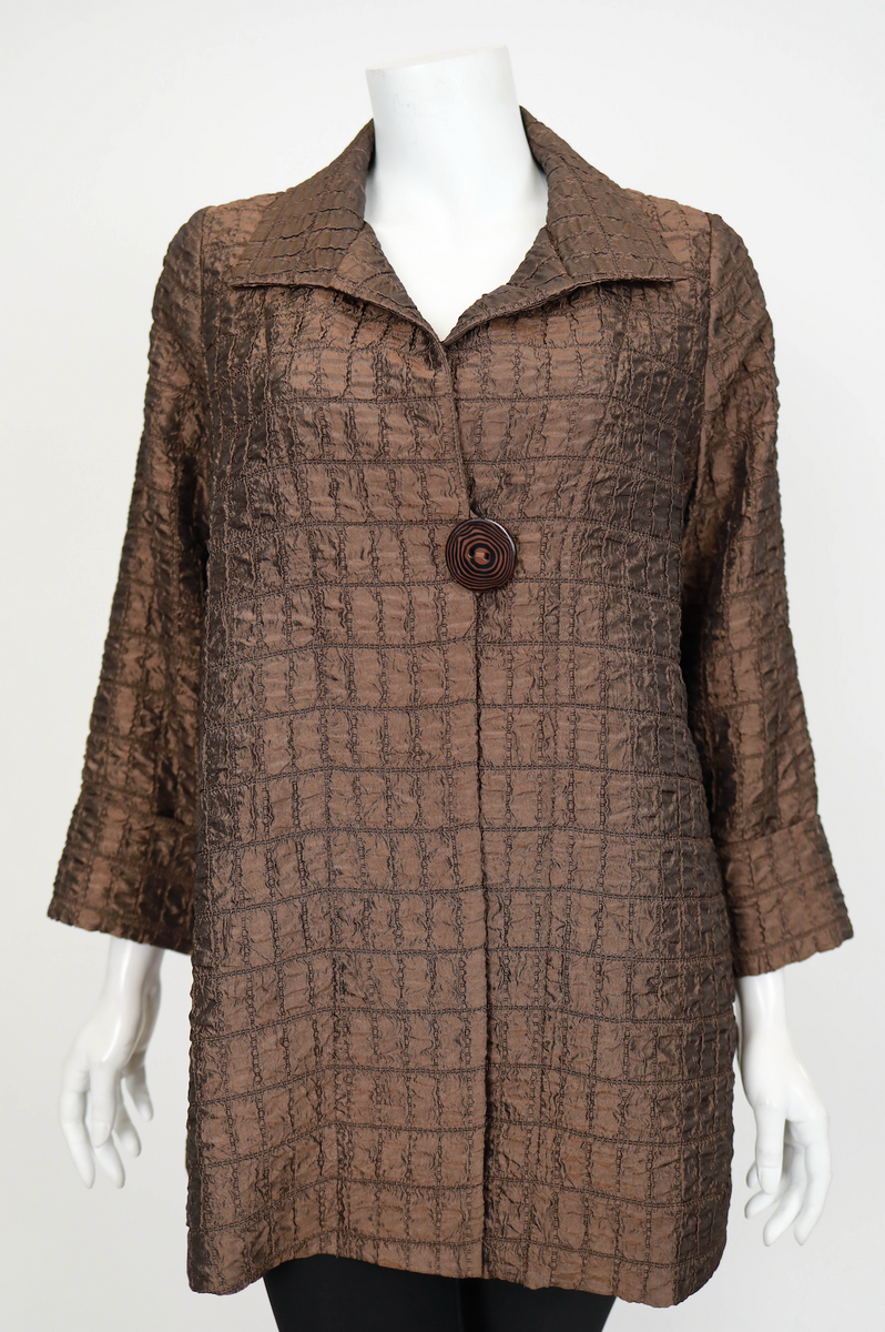 IC COLLECTION Jacket - 6290J - BROWN – The Total Look