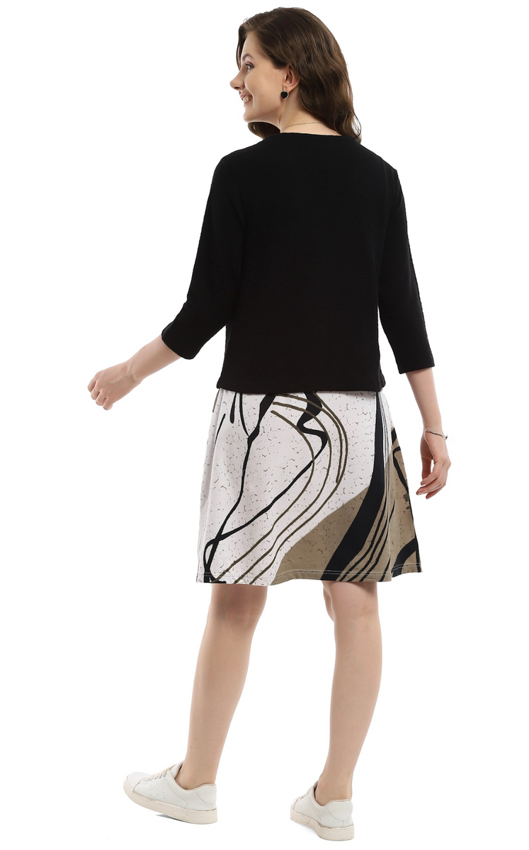 Parsley & Sage FRIDA SHRUG - 25T50E - BLACK – The Total Look