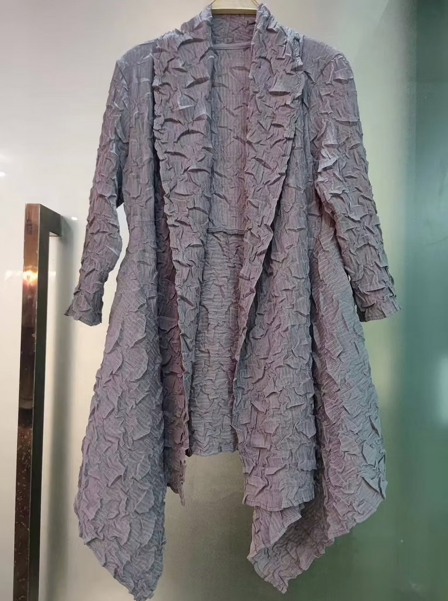 Vanite Couture Coat - 3196 - GREY – The Total Look