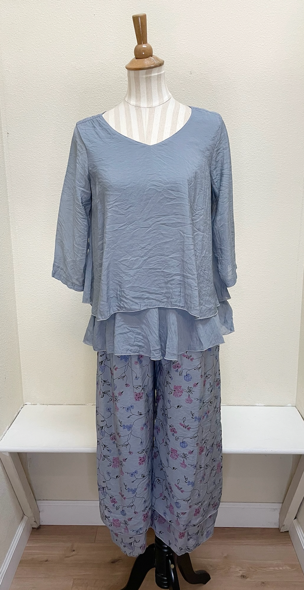 Color Me Cotton CMC Front Seamed Top - C9995 - PLATINUM - S ONLY – The ...